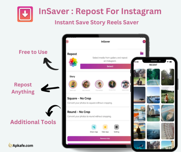 InSaver: Repost for Instagram - The Tool for Saving Stories, Reels & IGTV