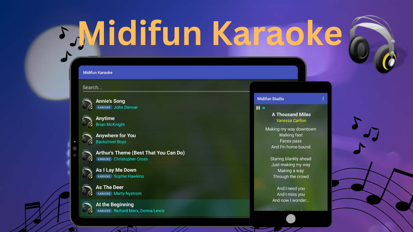 Midifun Karaoke: Free Karaoke App for Android