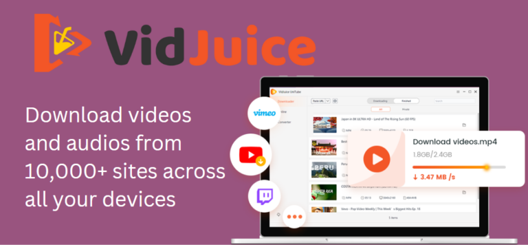Download and Convert with Ease: VidJuice UniTube Video Downloader