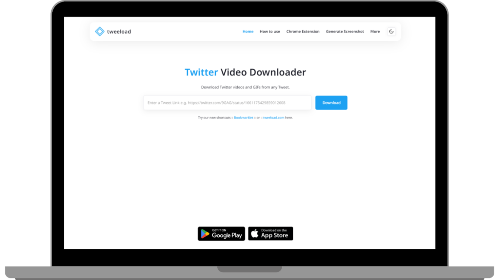 Tweeload: Download Twitter videos & GIFs from tweets