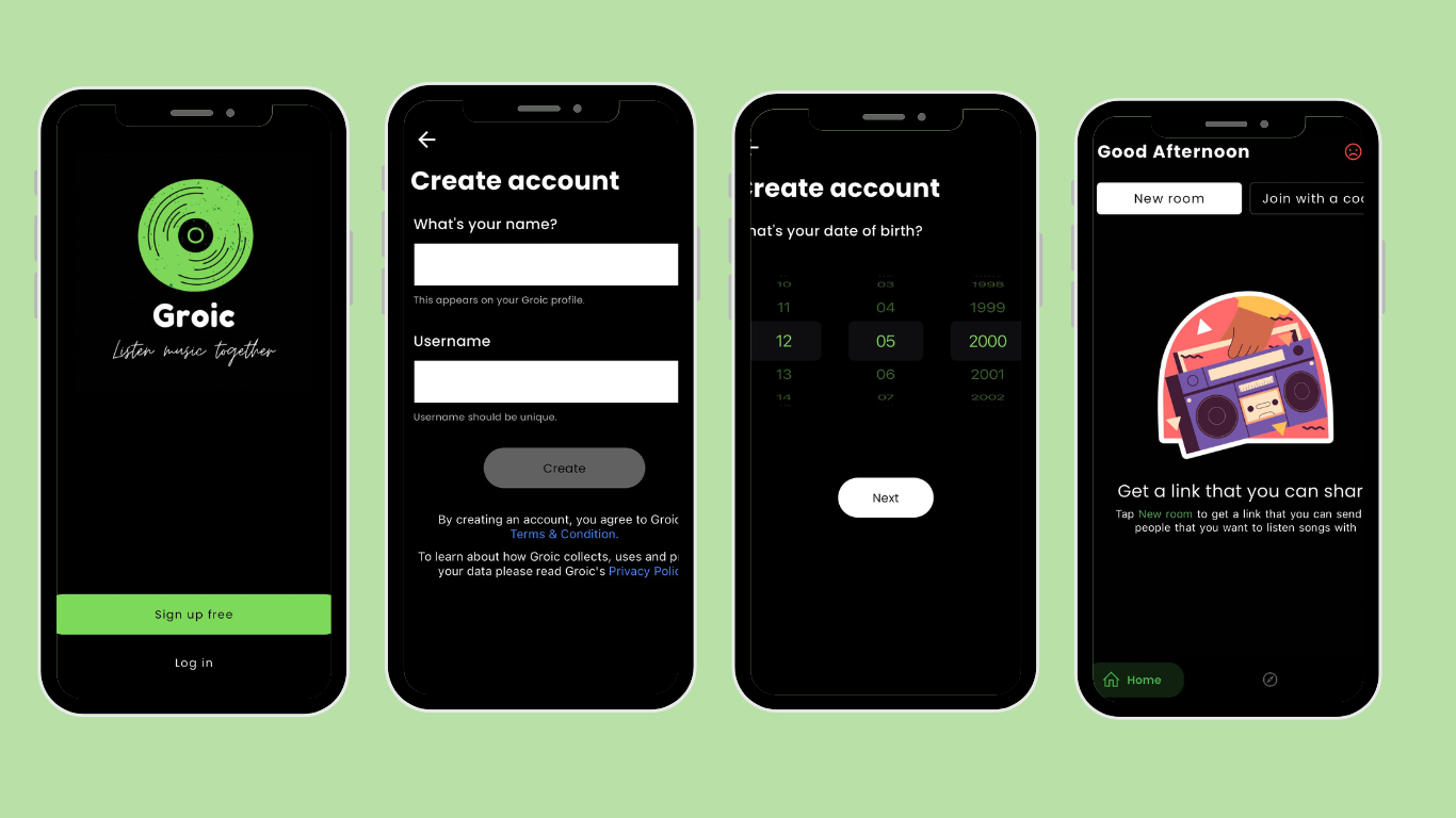 Groic - The Social Music Listening App: Connect and Enjoy Music with ...