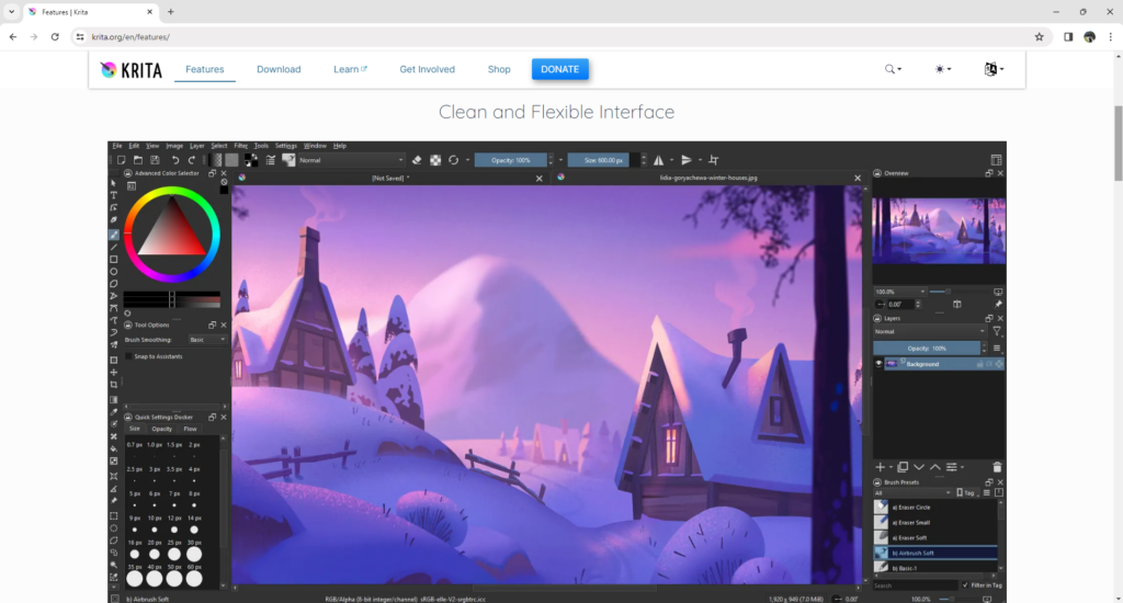 Exploring Krita: A Journey Through Time and Creativity