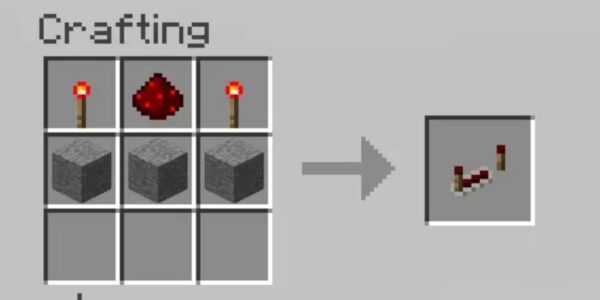 How to Easily Build a Redstone Repeater in Minecraft