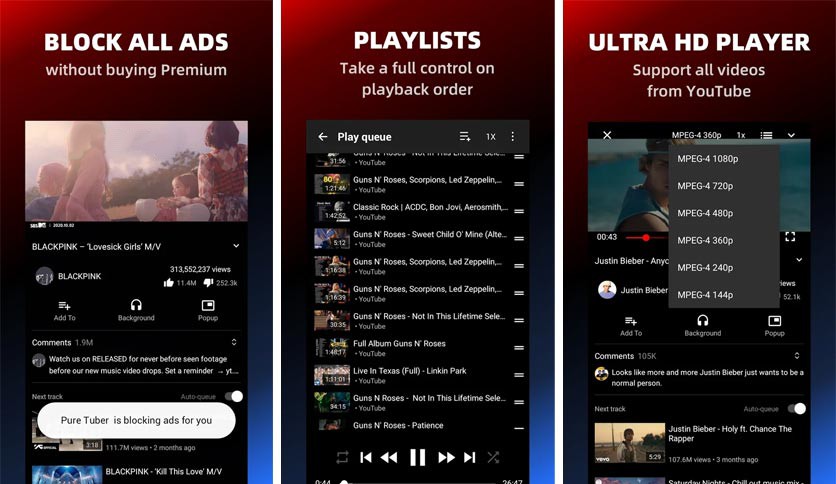 Pure Tuber Mod APK – Ad-Free YouTube Experience with Premium Features
