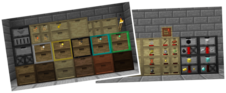 Minecraft Storage Drawers Mod: Organize Your World